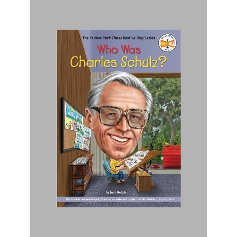 谁是查尔斯·舒尔茨？ Who Was Charles Schulz? 英文原版 漫画家 史努比漫画原作者 名人传记系列 中小学生读物 Who Was/Is 系列