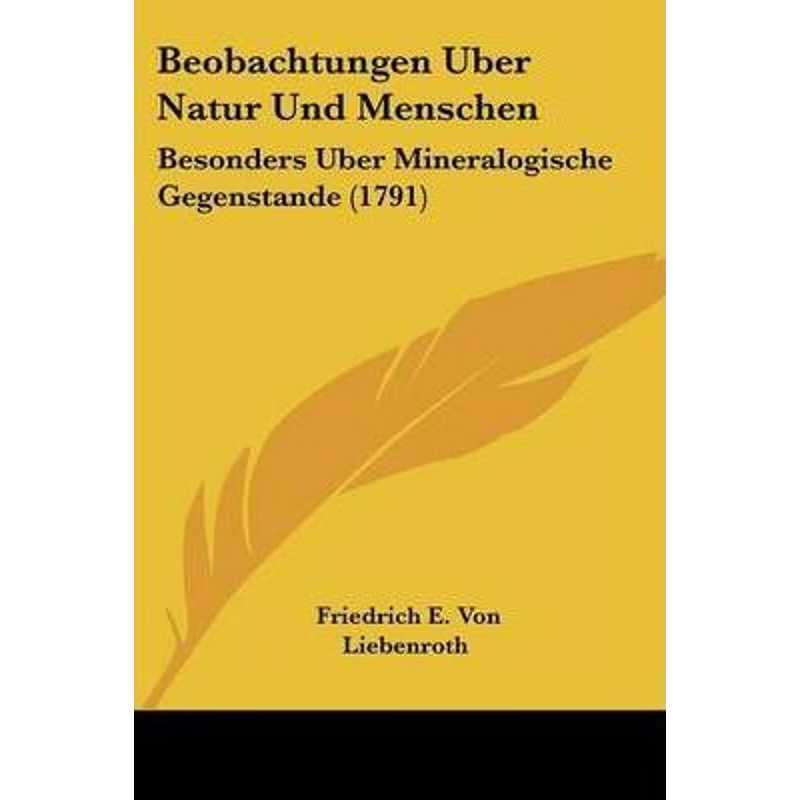 按需印刷不退不换Beobachtungen Uber Natur Und Menschen[9781104622787]