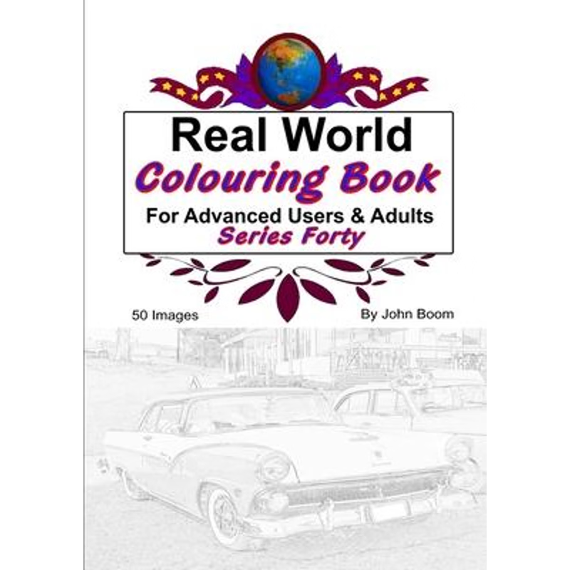 按需印刷不退不换Real World Colouring Books Series 40[9780359825356]