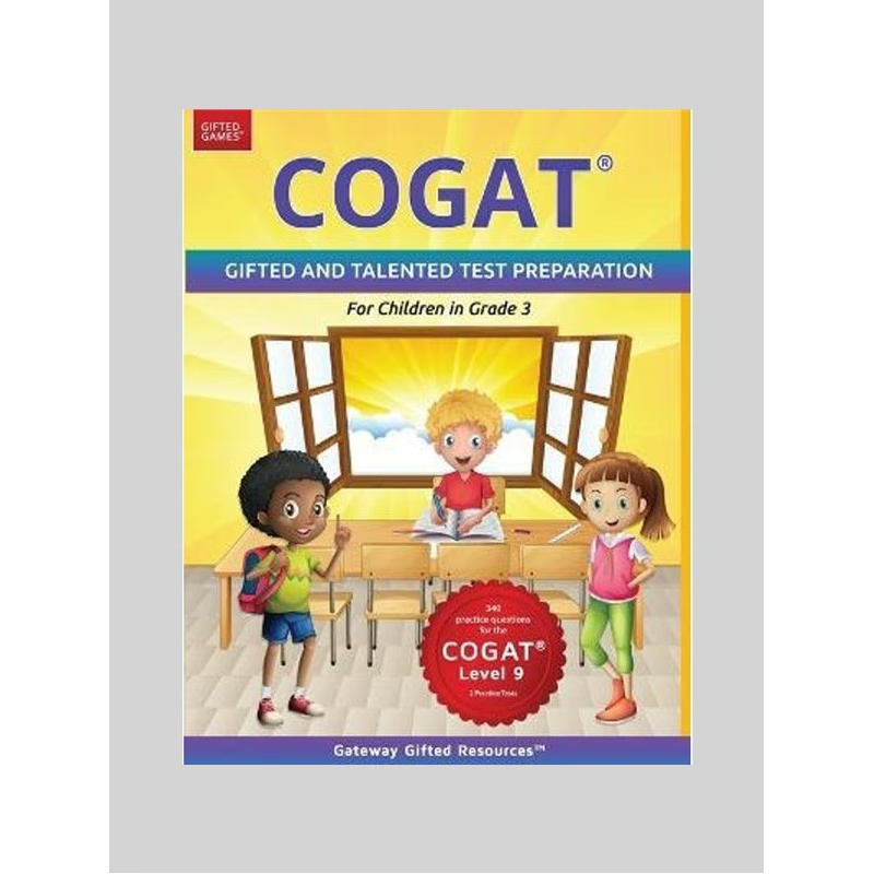 按需印刷不退不换COGAT Test Prep Grade 3 Level 9[9781733113212]