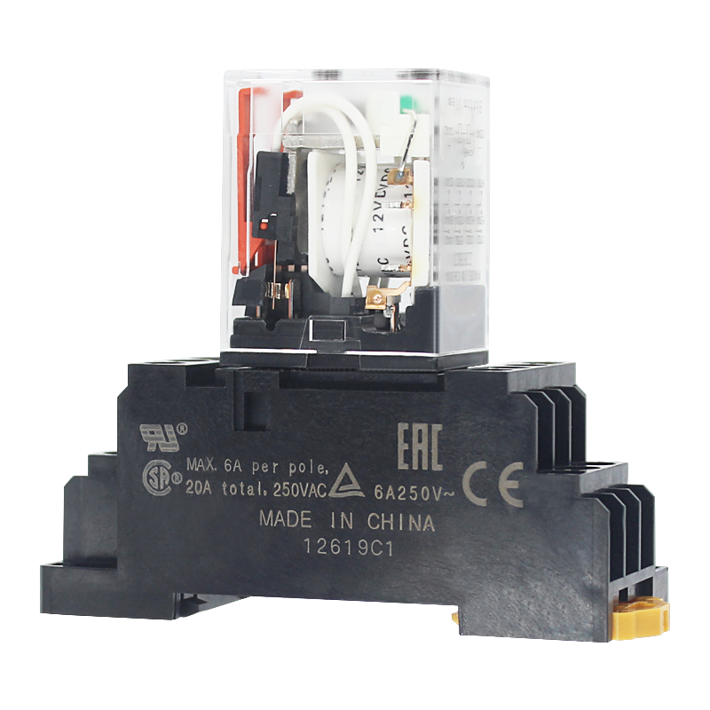 欧姆龙OMRON小型继电器MY4N-J MY4N-GS DC24V MY4NJ 24VDC全新 MY4-J DC24V+带底座【图片 价格 ...