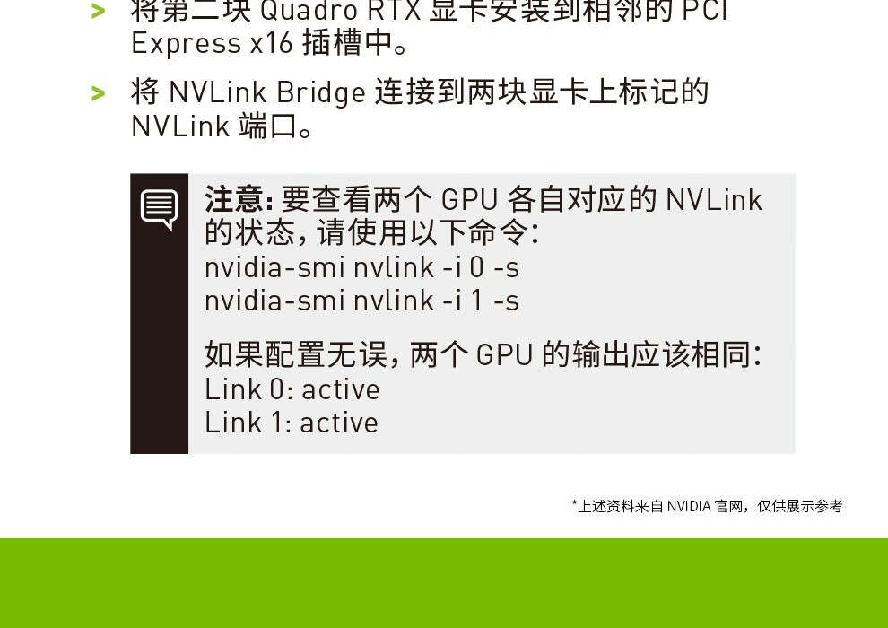 英伟达（NVIDIA） A6000/A100/A5000/RTX3090 NVLINK SLI桥接器 2-slot(A6000/A100通用 ...