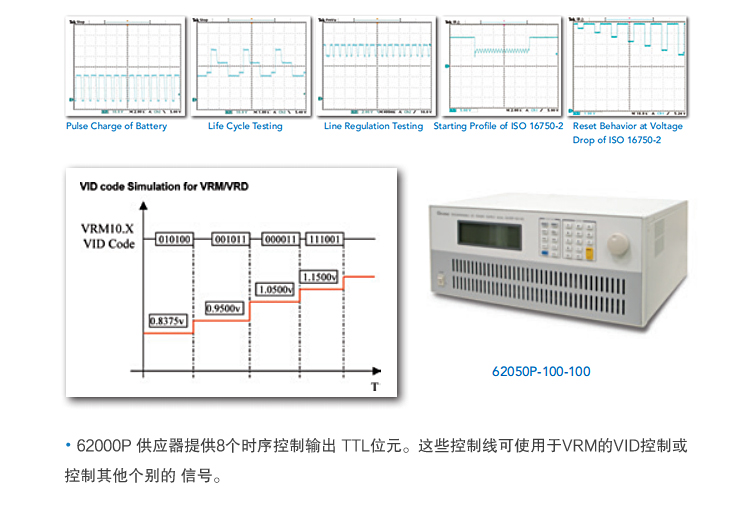 Chroma 致茂电子 62000P系列 62006P-100-25 可程控直流电流供应器 62012P-80-60（80V/60A） 直流 ...