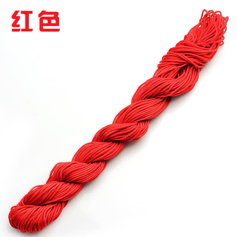 哪有卖编织中国结的红色绳子？-