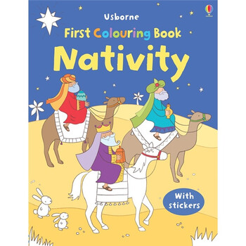 Nativity First Colouring Book with Stickers