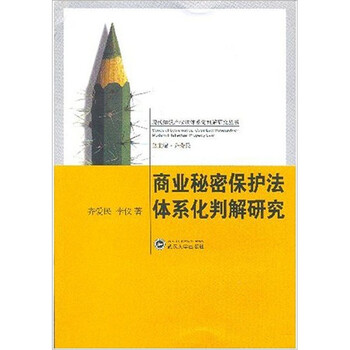 商业秘密保护法体系化判解研究
