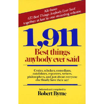 【】1,911 Best Things Anybody Ever