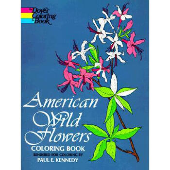 American Wild Flowers Coloring Book