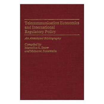 【】Telecommunication Economics and