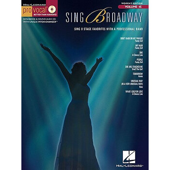 【】Sing Broadway-Women's [With CD