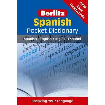 【】Berlitz Spanish Pocket Dictionary