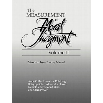Measurement of Moral Judgement: Volume 2, St...