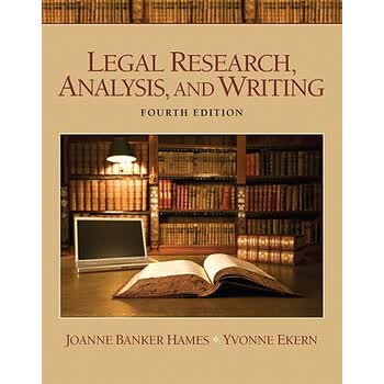 【】Legal Research, Analysis, and