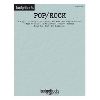 【】Pop/Rock: Easy Piano Budget Books
