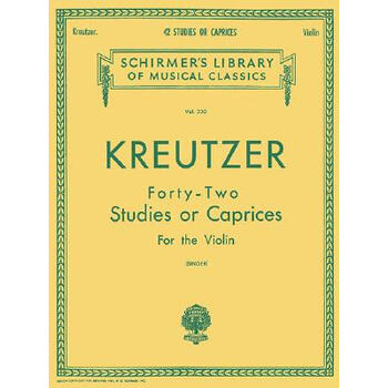 【】Kreutzer Forty-Two Studies or Caprices