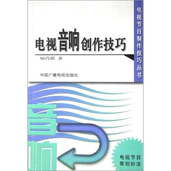 电视音响创作技巧/电视节目制作技巧丛书