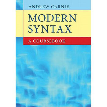 Modern Syntax: A Coursebook