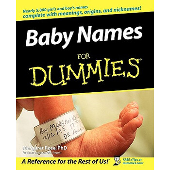 【】Baby Names For Dummies
