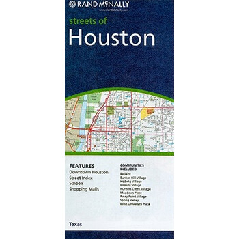 【】Rand McNally Streets of Houston: