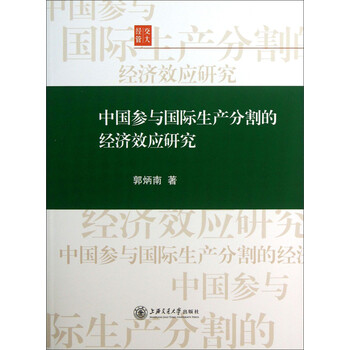 中国参与国际生产分割的经济效应研究
