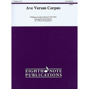 【】Ave Verum Corpus French