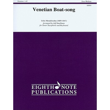 【】Venetian Boat-Song