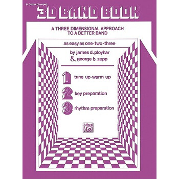 【】3D Band Book: Bb Cornet (Trumpet)