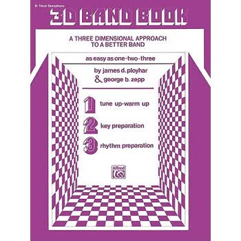 【】3D Band Book: Bb Tenor Saxophone