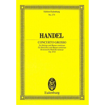 【】Handel Concerto Grosso Op. 6/12