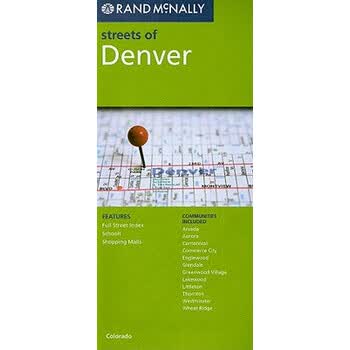【】Rand McNally Streets of Denver: