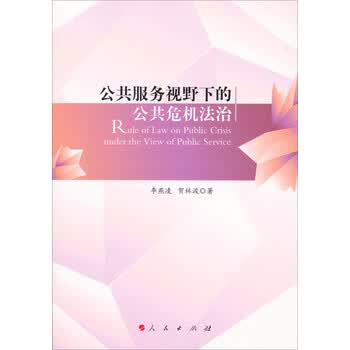 公共服务视野下的公共危机~~  正版图书