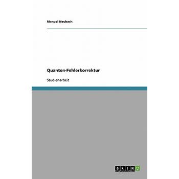 【】Quanten-Fehlerkorrektur