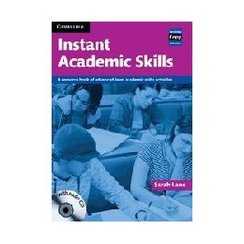 【】Instant Academic Skills with Audio CD: A