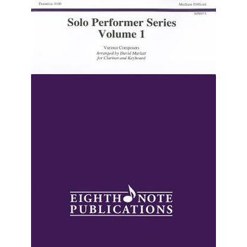 【】Solo Performer, Volume 1: For Clarinet