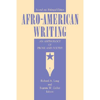 【】Afro-American Writing - Ppr.