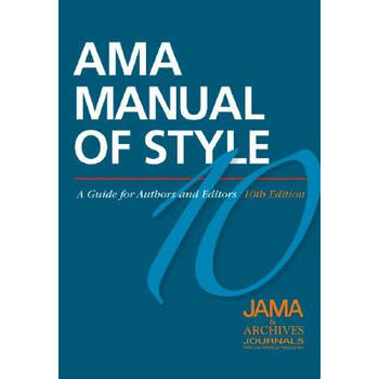 【】AMA Manual of Style: A Guide for Authors