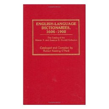 【】English-Language Dictionaries,