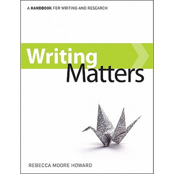 【】Writing Matters, Tabbe