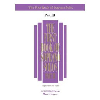 【】First Book of Soprano Solos - Part