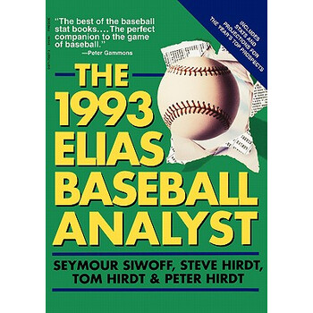 【】1993 Elias Baseball Analyst