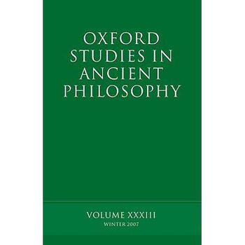 Oxford Studies in Ancient Philosophy, Volume...