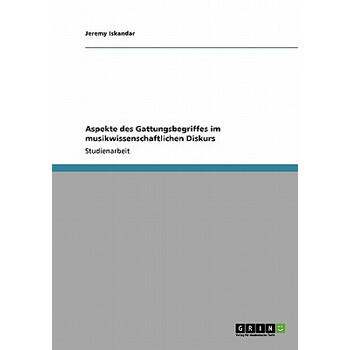 【】Aspekte Des Gattungsbegriffes Im