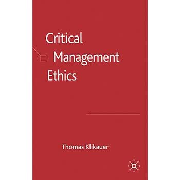 【】Critical Management Ethics