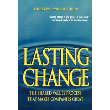【】Lasting Change: The Shared Valu