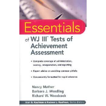 【】Essentials Of Wj Iii Tests Of