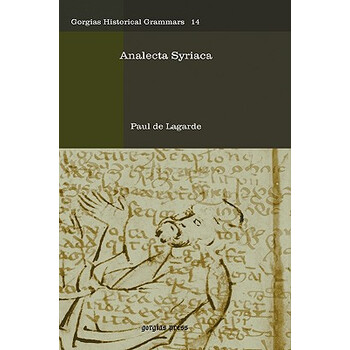 【】Analecta Syriaca