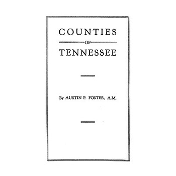 【】Counties of Tennessee