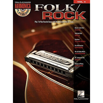 【】Folk/Rock: Harmonica Play-Along Volume
