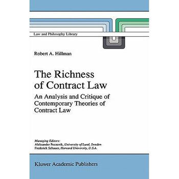 The Richness of Contract Law : An Analysis a...