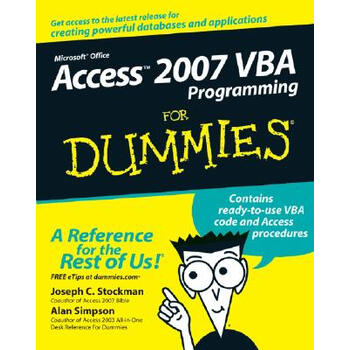 【】Access 2007 Vba Programming For